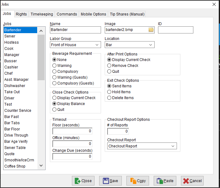 Focus Local: Setting up Job Options (Focus) – Alpha